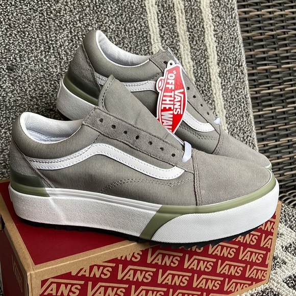 Vans | Shoes | Vans Old Skool Stacked Pastel Drizzletrue White Wmns ...
